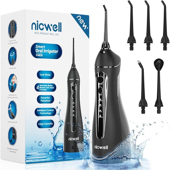 Nicwell | Bath | Nicwell Cordless Smart Oral Irrigator F525 Large ...